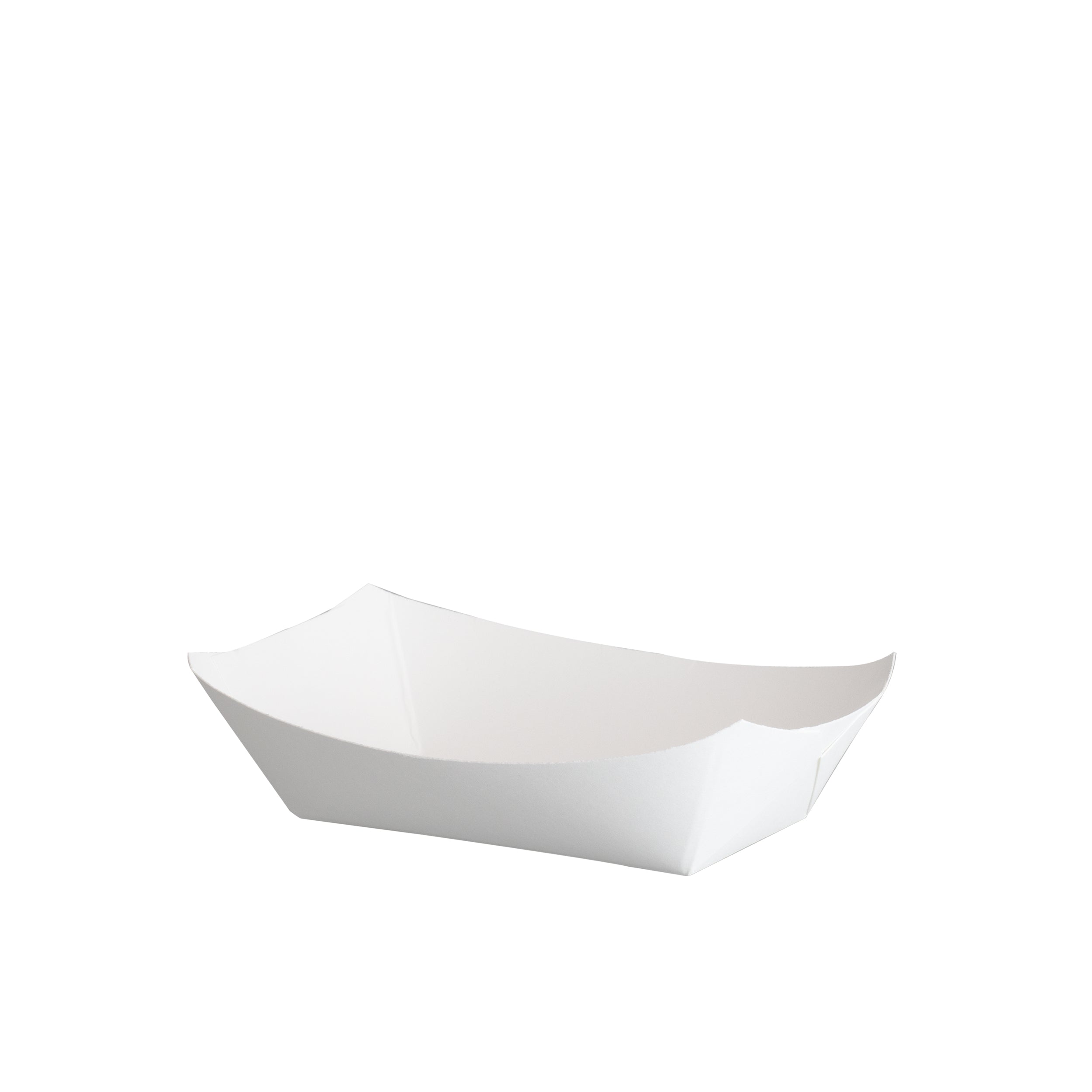 0.5 LB White Paper Food Trays | Inbulks