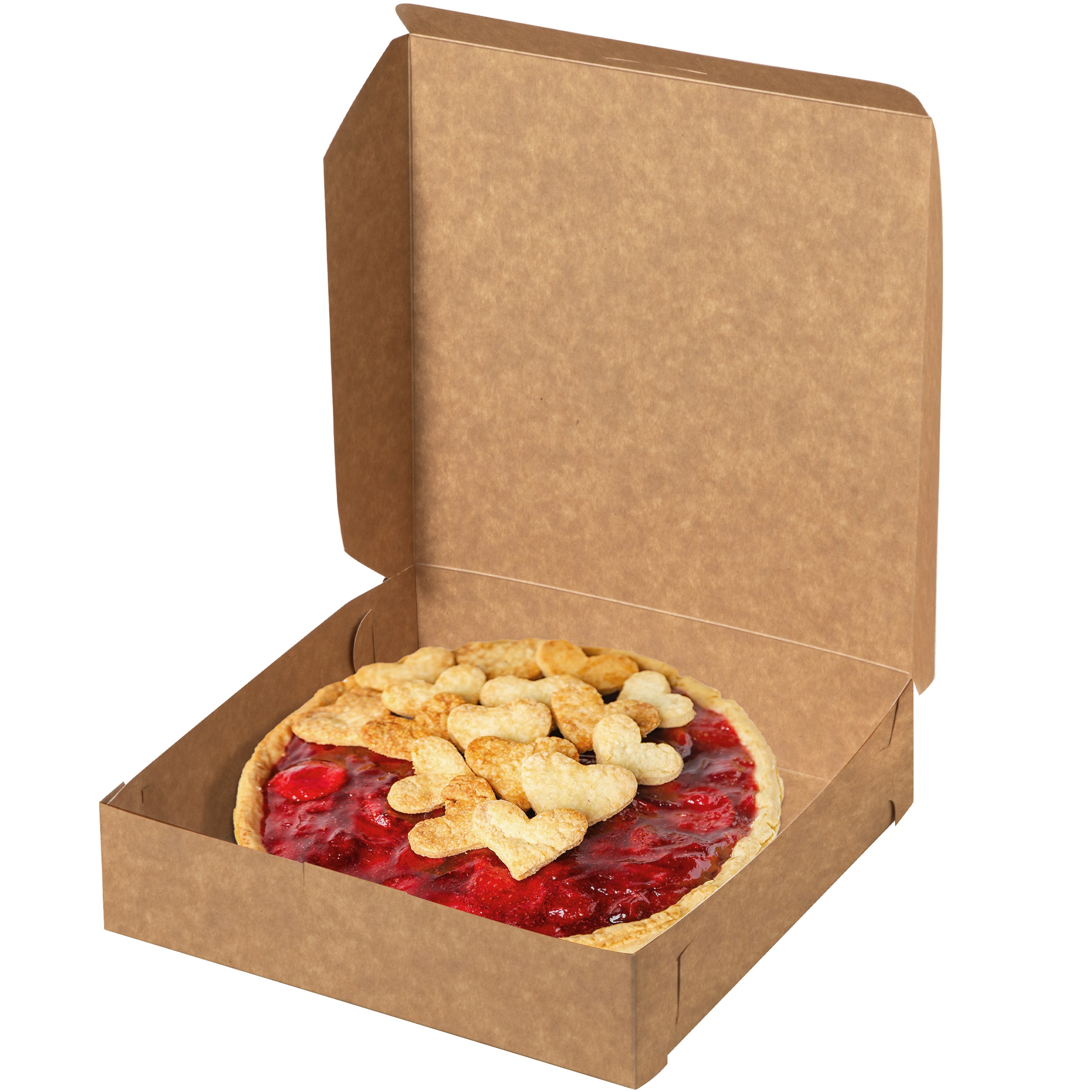Pie Boxes - 10x10x2.5 Inch Square Bakery Boxes no window | Inbulks