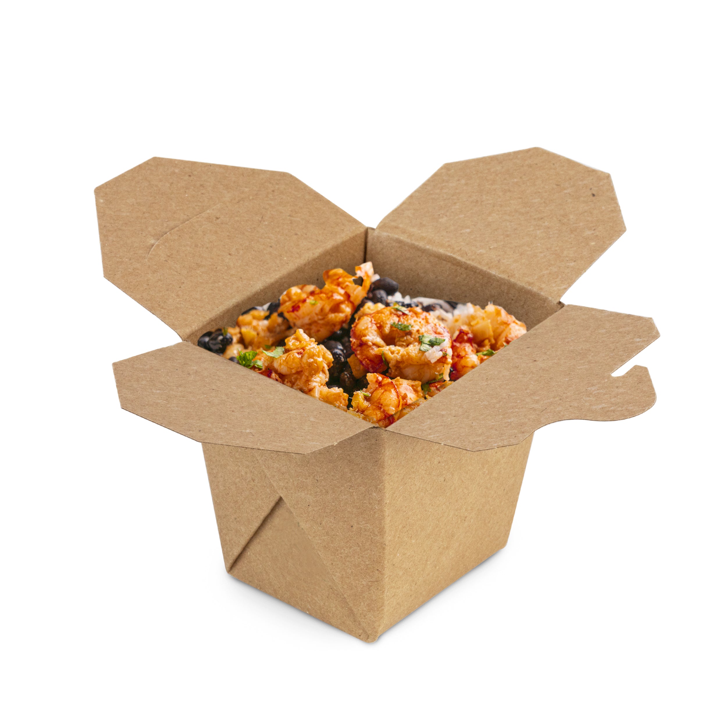 16oz Kraft Brown Rectangle Paper Take Out Food Containers | Inbulks