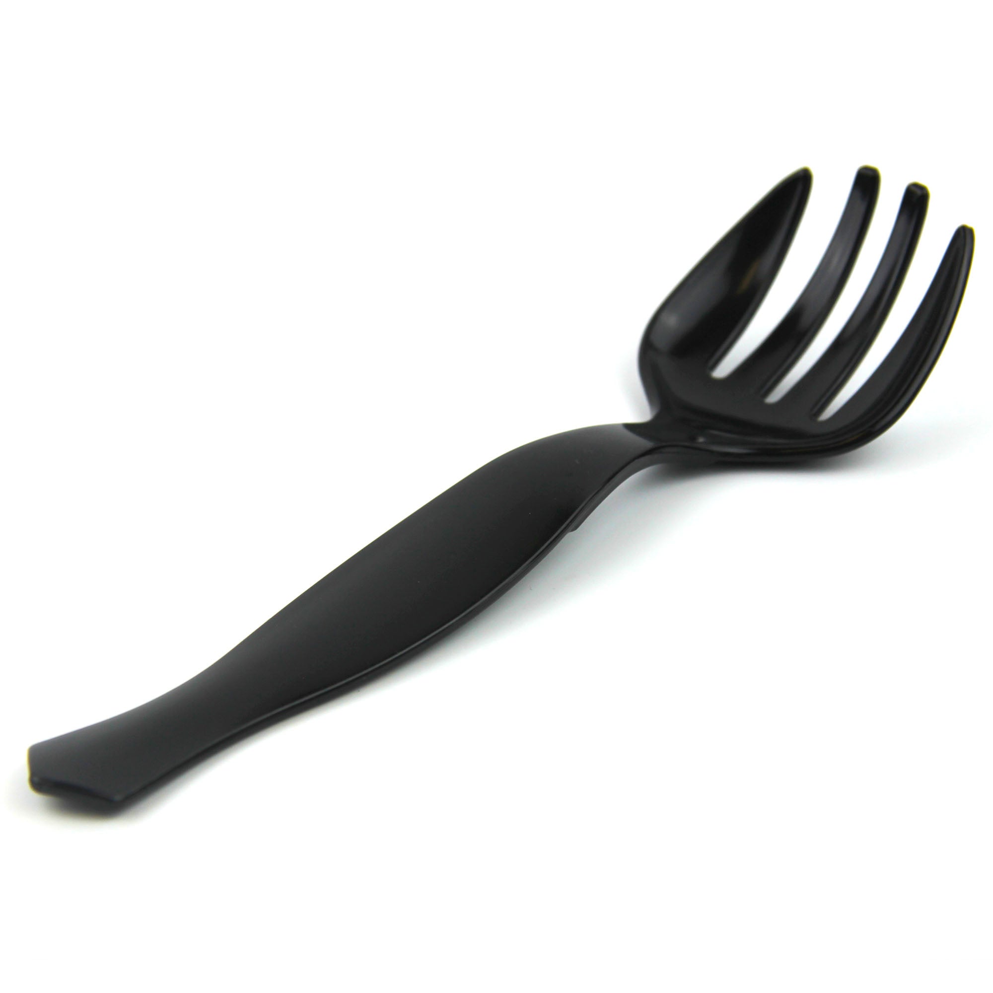 Black Heavy Duty Plastic Serving Fork 8.5'' | Inbulks