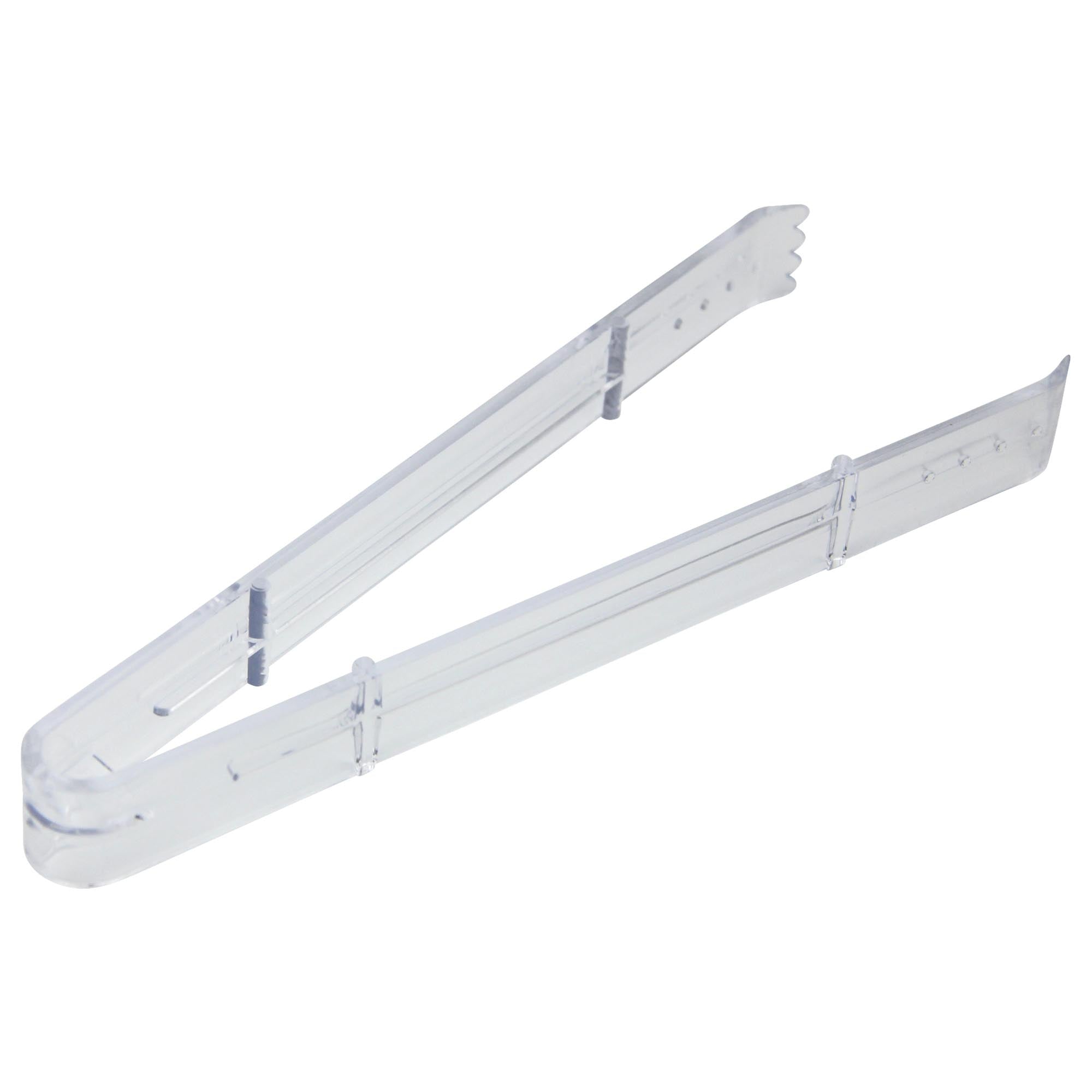 Clear Heavy Duty Plastic Serving Tong 9'' | Inbulks