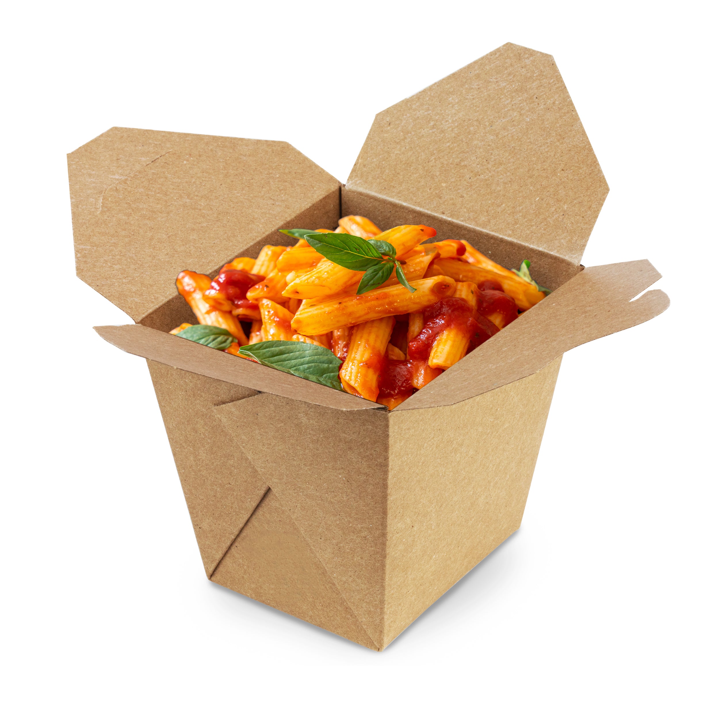 32oz Kraft Brown Rectangle Paper Take Out Food Containers | Inbulks