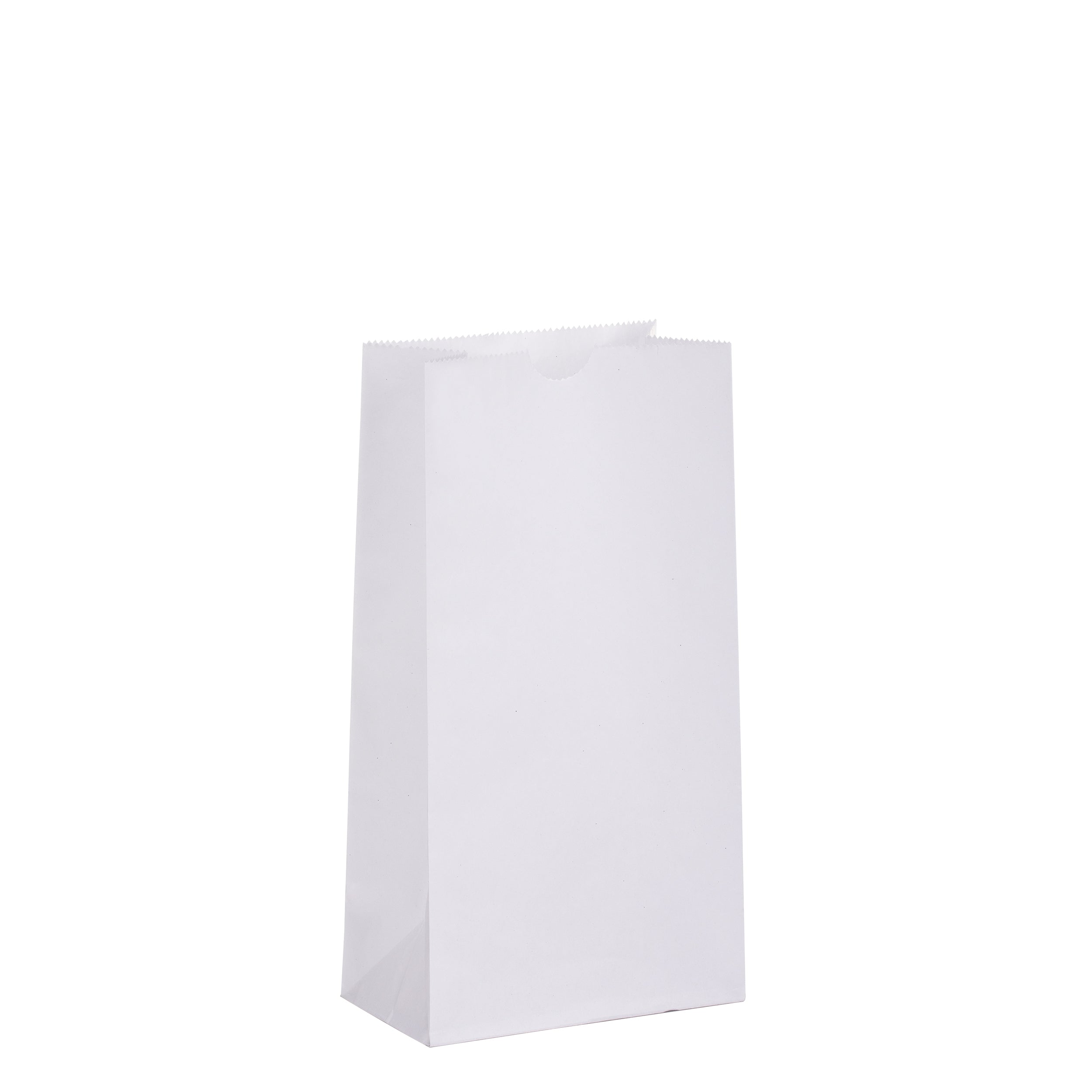 #6 White Paper Bags 6LB | Inbulks